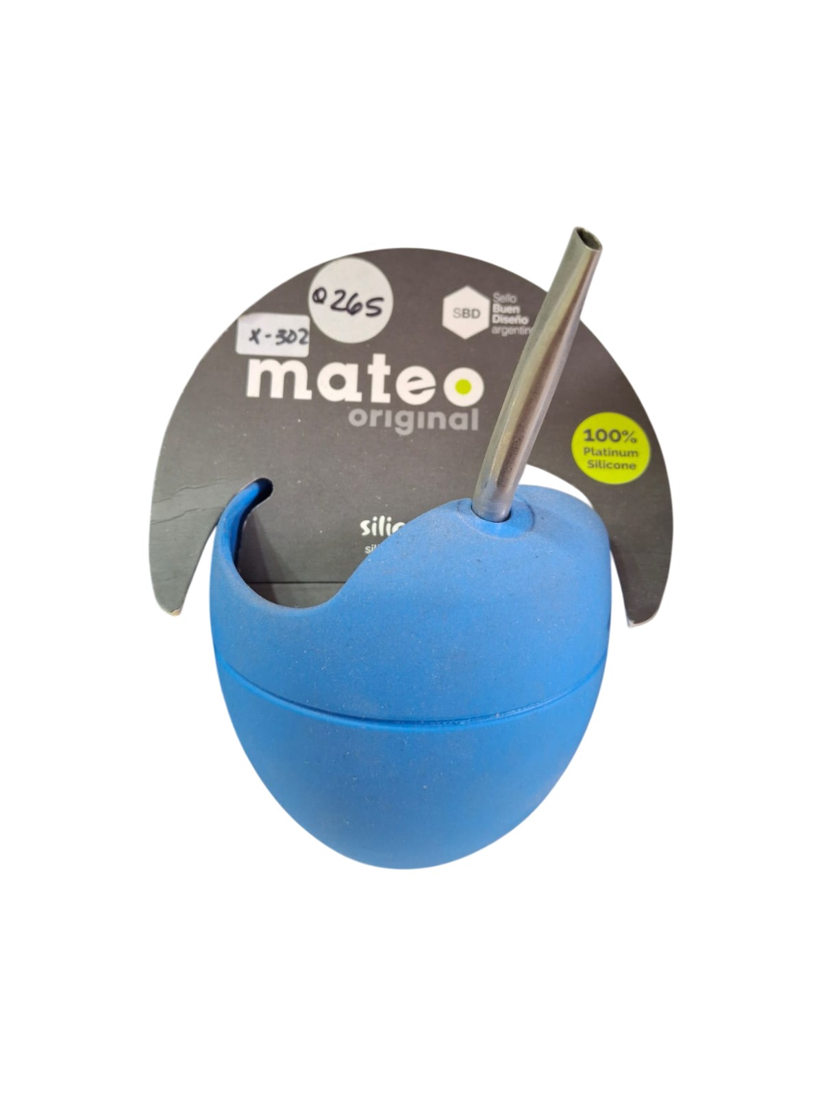Mate Acrilico Azul + bombilla - Xamánika